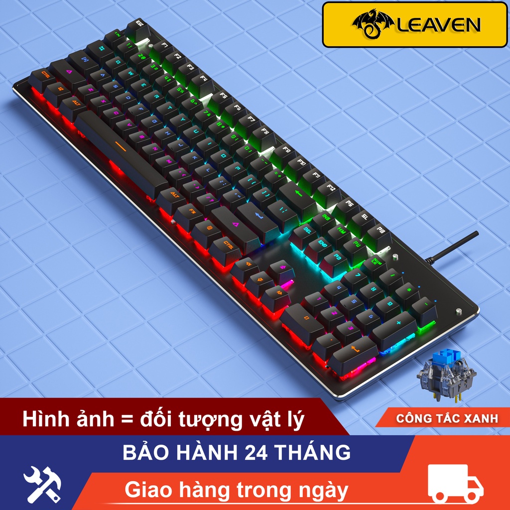 Bàn phím cơ k870 phiên bản nâng cao 26 loại hiệu ứng ánh sáng đầy màu ...