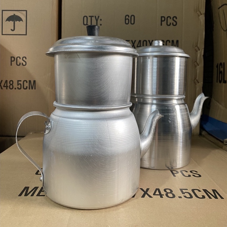 Phin cafe nhôm 100g và 200g - Phin cafe có ấm lớn - Dụng cụ pha cà phê | Shopee Việt Nam