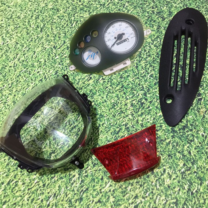 Nắp đèn hậu xe Zip - Ốp pô xe ZIP | Shopee Việt Nam