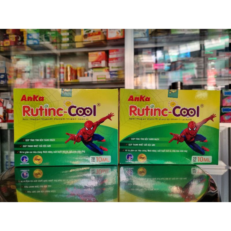 Ống vitamin Anka Rutin C - Cool hộp 20 ống | Shopee Việt Nam
