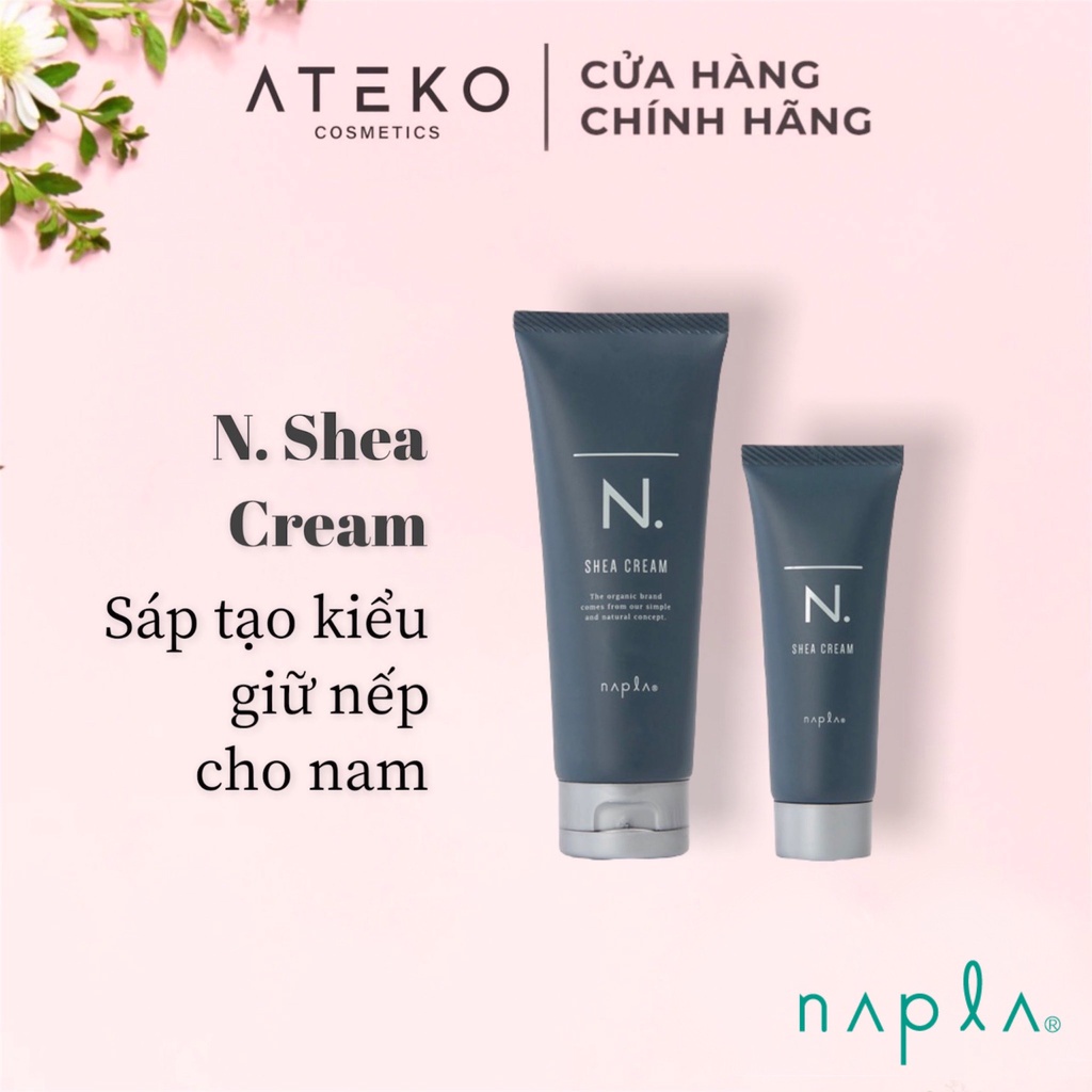 Sáp Tạo Kiểu Giữ Nếp Cho Nam N.Homme Shea Cream - Napla Nhật Bản | Shopee Việt Nam