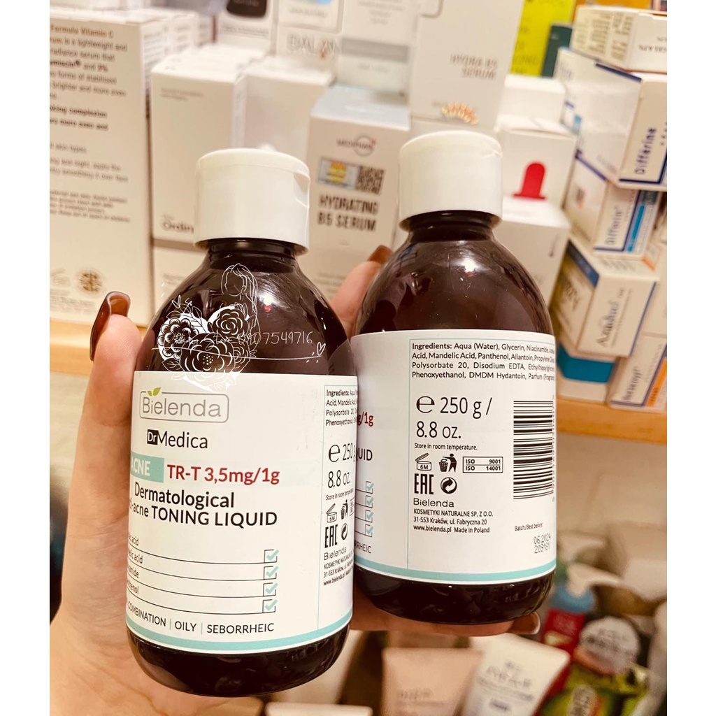 [Chính Hãng] 𝗧𝗼𝗻𝗲𝗿 𝗕𝗶𝗲𝗹𝗲𝗻𝗱𝗮 𝗗𝗿 𝗠𝗲𝗱𝗶𝗰𝗮 𝗗𝗲𝗿𝗺𝗮𝘁𝗼𝗹𝗼𝗴𝗶𝗰𝗮𝗹 𝗔𝗻𝘁𝗶-𝗮𝗰𝗻𝗲 𝗧𝗼𝗻𝗶𝗻𝗴 ...