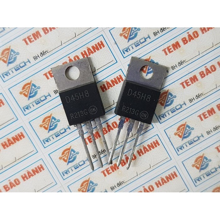 [Combo 3 chiếc] D45H8, D45 H8 Transistor PNP 10A 80V 50W TO-220 ...