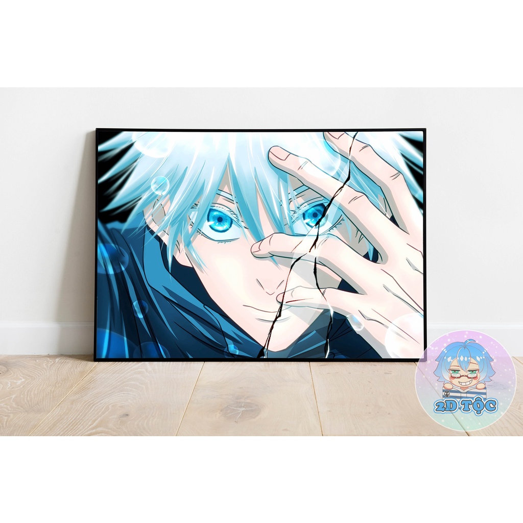 TRANH POSTER A3 GOJO SATORU (12) ANIME MANGA JUJUTSU KAISEN CHÚ THUẬT ...
