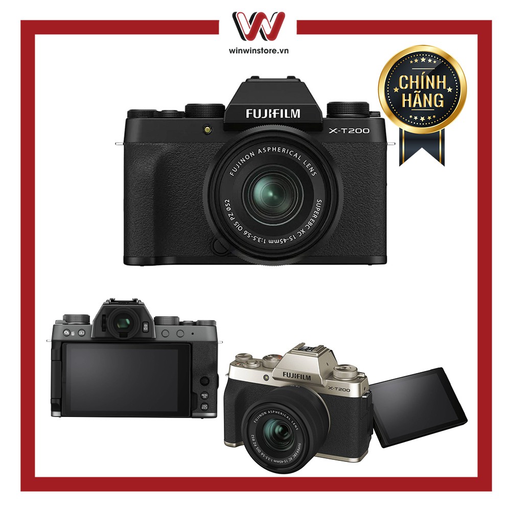 Máy ảnh Fujifilm X-T200/ XT200 Kit XC1545 - Bảo hành chính hãng 24 ...