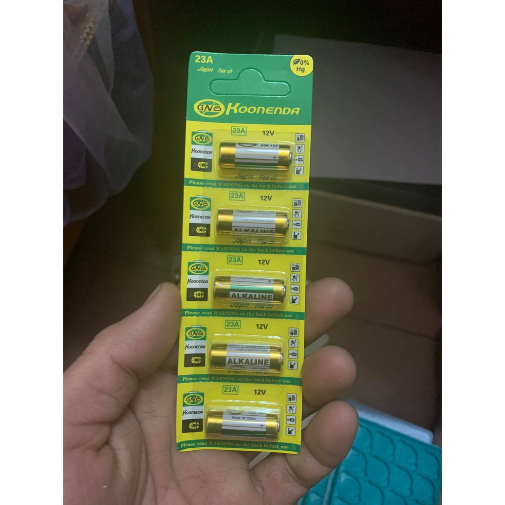 Pin 23A/12V & GP 27A/12V (vỉ 5 viên) | Shopee Việt Nam