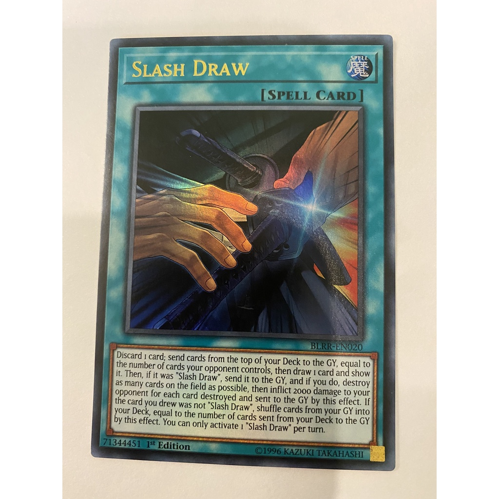 [Thẻ Bài Yugioh Chính Hãng] Slash Draw | Shopee Việt Nam