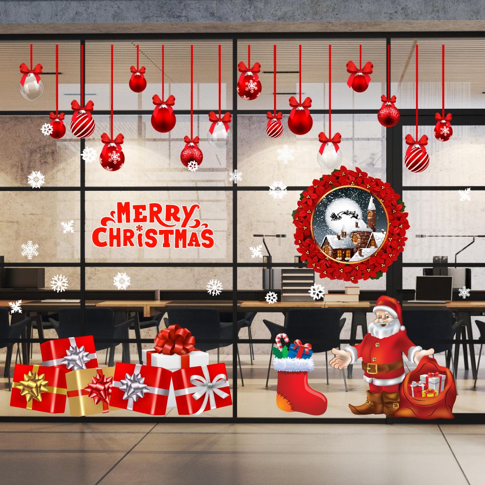 Decal Noel Lala "Đêm giáng sinh lung linh" màu sắc nổi bật khổ lớn cao ...