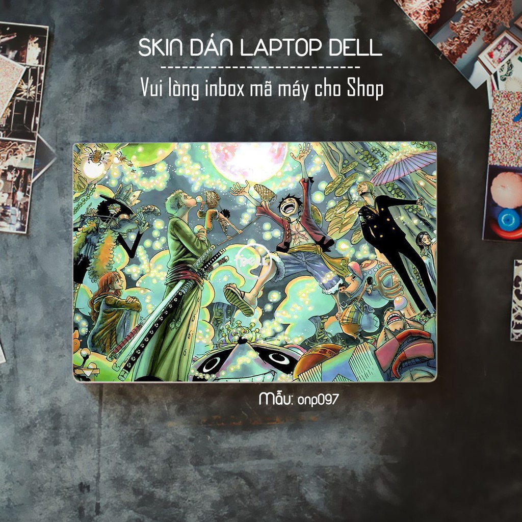 Skin dán Laptop Dell in hình One Piece nhiều mẫu 9 (inbox mã máy cho Shop) | Shopee Việt Nam