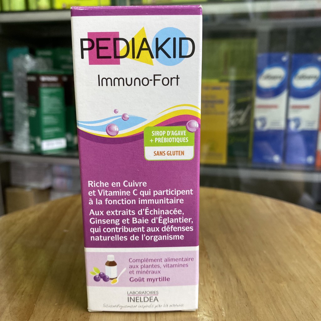 Vitamin tăng cường sức đề kháng PediaKid Immuno - Fort 125ml | Shopee ...
