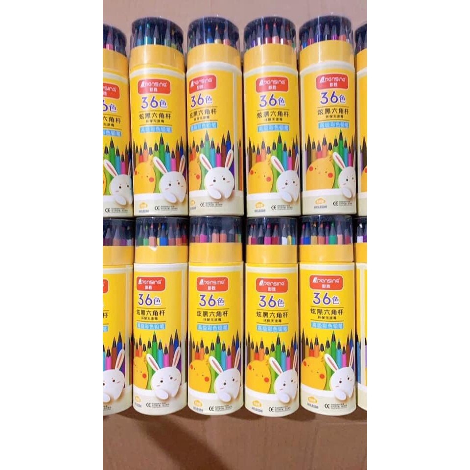 Hộp bút chì màu Pensing 36 cây | Shopee Việt Nam