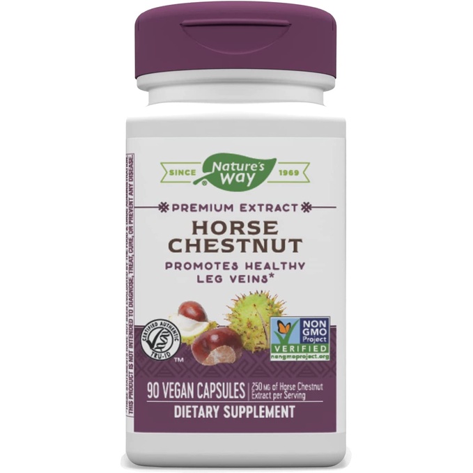 Viên uống hỗ trợ giãn tĩnh mạch chân Nature's Way Horse Chestnut for ...