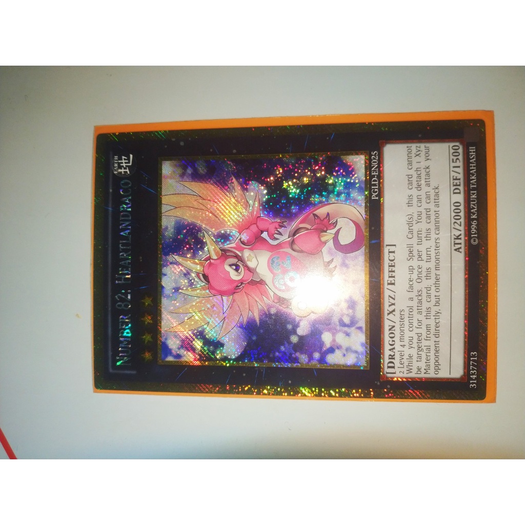 Thẻ bài Yugioh - TCG - Number 82: Heartlandraco / PGLD-EN025' | Shopee Việt Nam