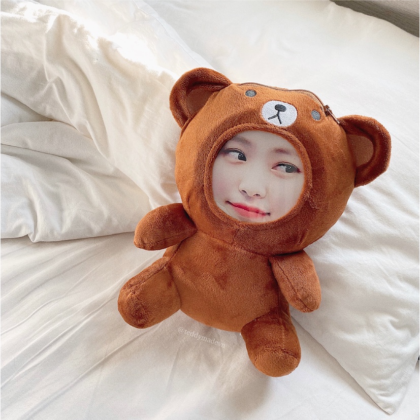 [Blackpink] Jennie Big Teddy - Gấu bông in ảnh size lớn hình Jennie ...