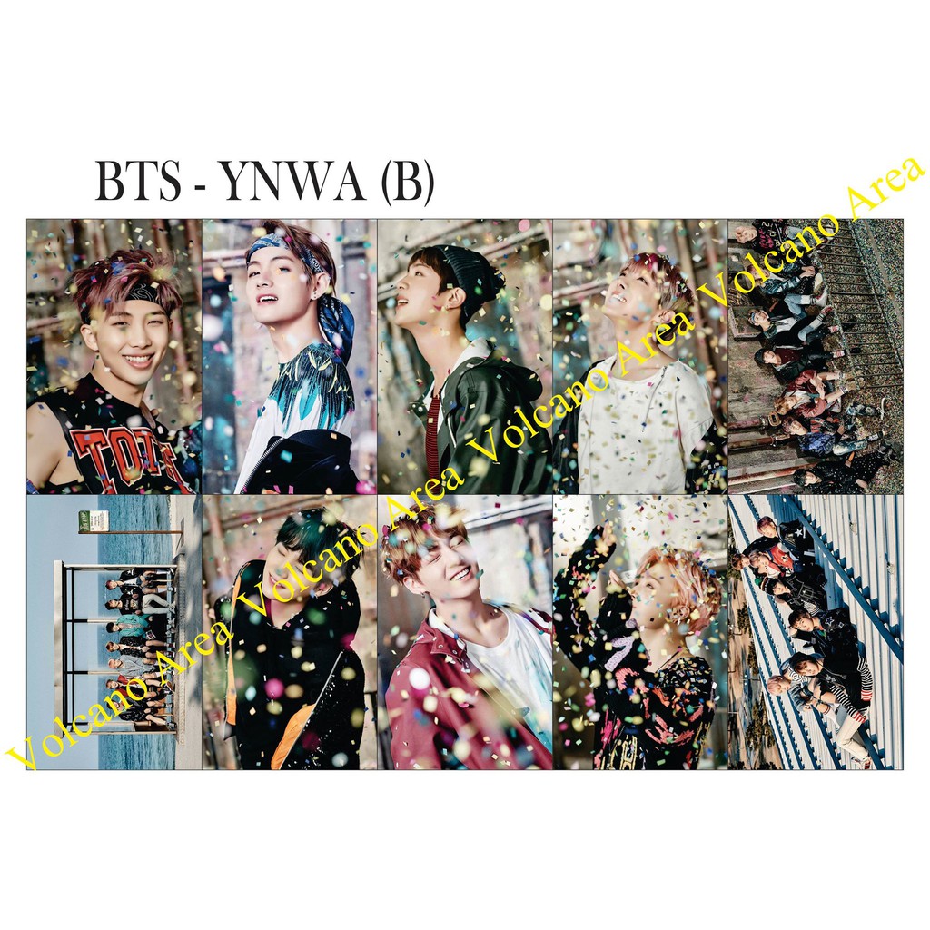 [BTS] Set Sticker YNWA (3 mẫu) - có nhiều mẫu Kpop | Shopee Việt Nam