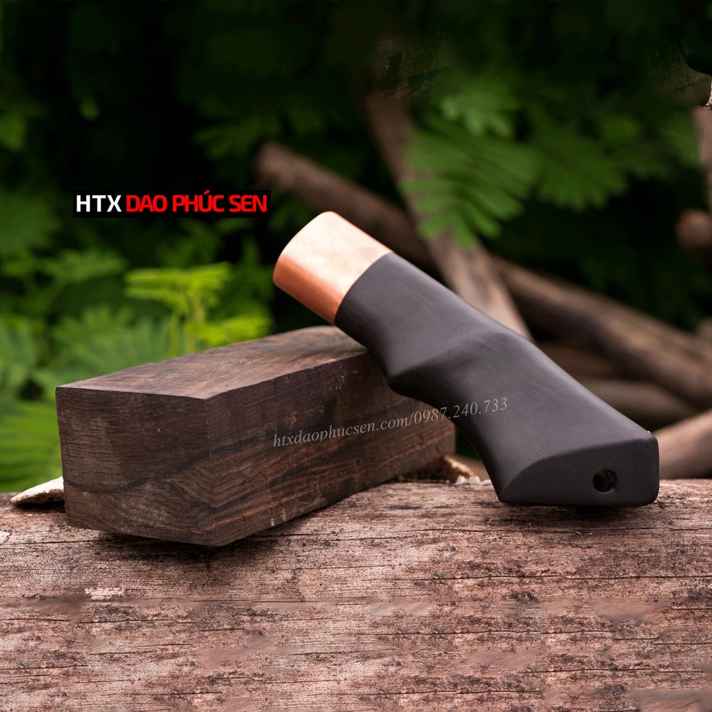 Cán dao gỗ mun cao cấp - XMDD (tặng 1 chốt dao) | Shopee Việt Nam