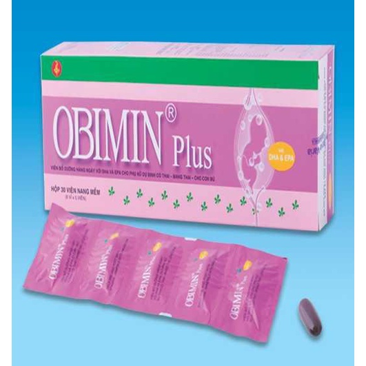 [Chính hãng] OBIMIN PLUS bổ sung DHA & EPA và khoáng chất cho phụ nữ dự ...