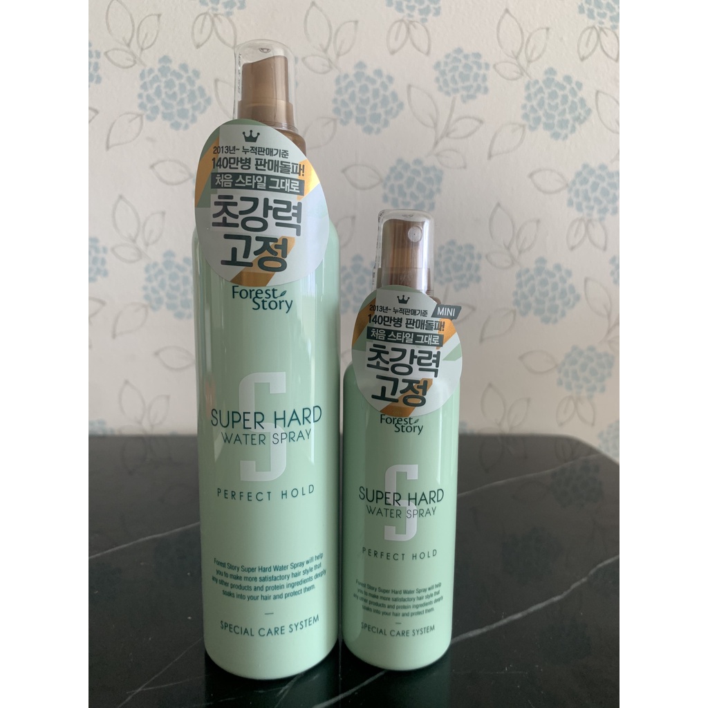 Xịt Tóc Tạo Kiểu Siêu Cứng Super Hard Water Spray Forest Story | Shopee ...