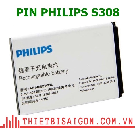 PIN PHILIPS S308 | Shopee Việt Nam
