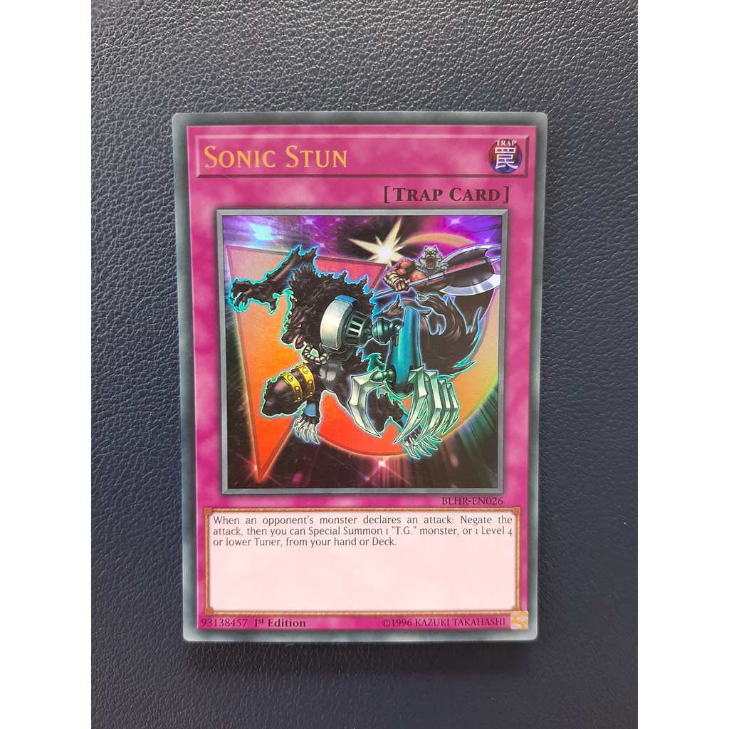 [ Đỗ Lạc Shop ] Thẻ Bài Yugioh Trap Sonic Stun - BLHR-EN026 - Ultra ...