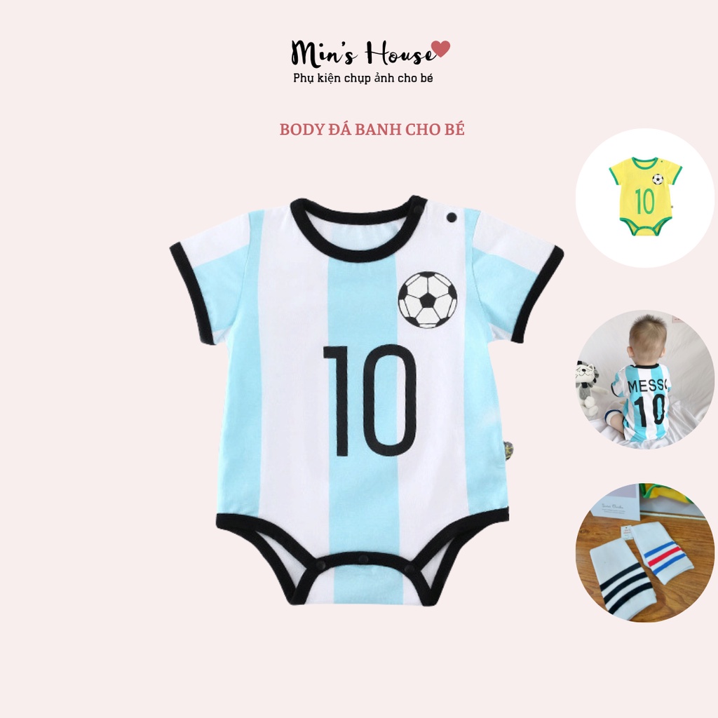 Bộ Body Đá Banh MESSI, NEYMAR Cho Bé | Shopee Việt Nam