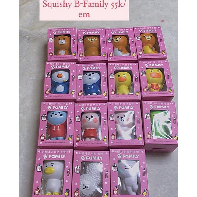 Squishy B-family Chính Hãng | Shopee Việt Nam