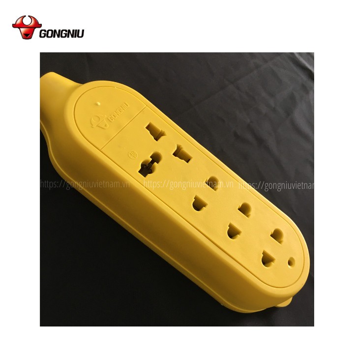 Ổ Cắm Điện Gongniu Đa Năng Chống Va Đập 4 Ổ 2500W/10A (C5) - Chính Hãng | Shopee Việt Nam