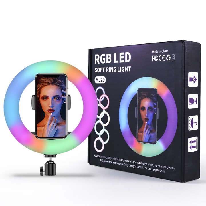 Đèn Live stream led RGB hiệu ứng nhiều màu quay phim Tik tok - T0125 ...