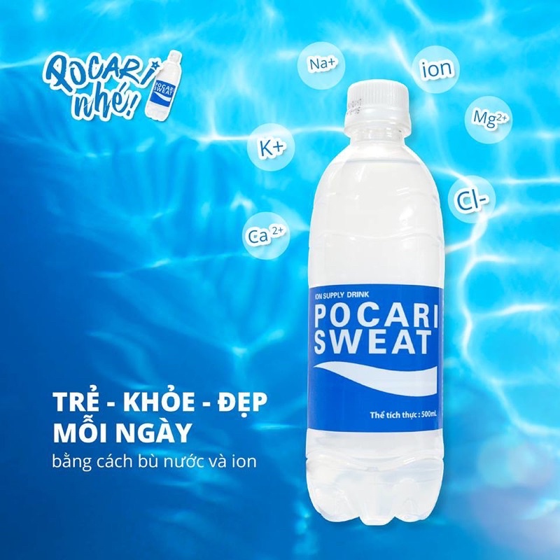 Lốc 6 chai - POCARI SWEAT 500ml | Shopee Việt Nam