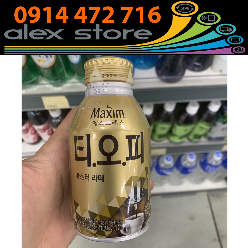 Cà Phê Maxim Latte Dongseo Hàn Quốc 275ml 동서) 맥심 TOP 마스터 라떼 275ml ...