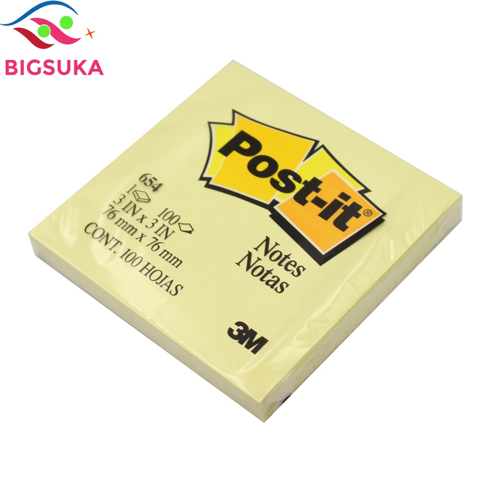 Giấy Note ghi chú vàng Post-it 3M 2x3 BIGSUKA | Shopee Việt Nam