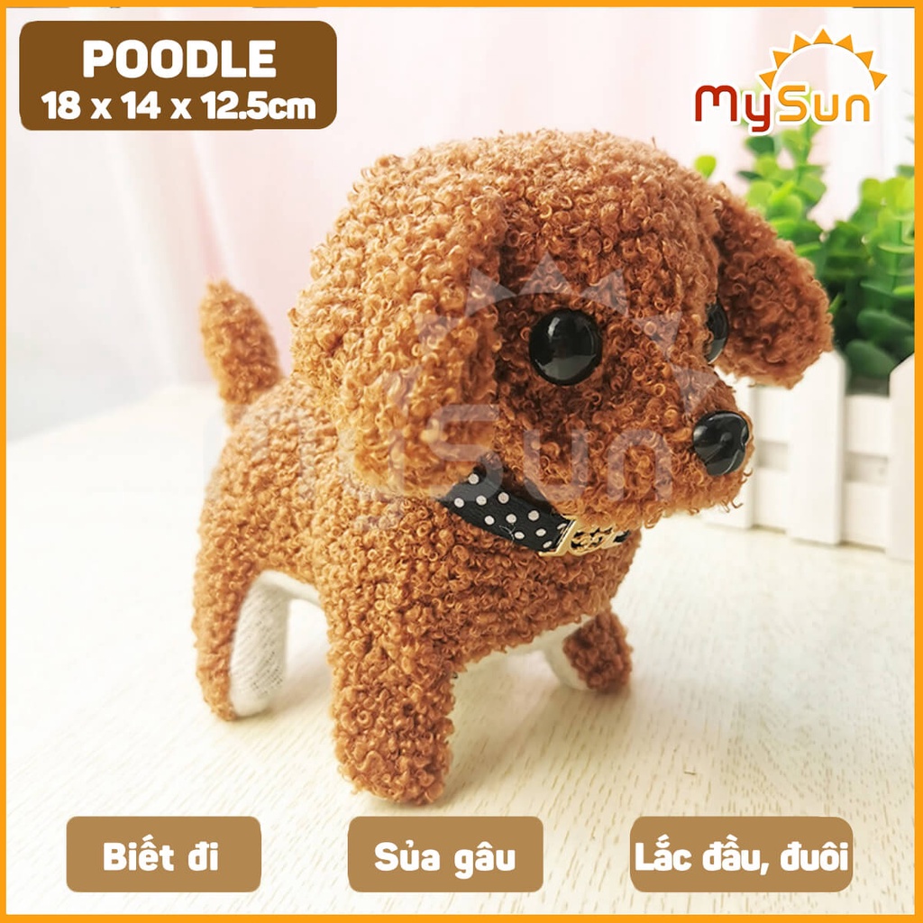 Đồ chơi con chó Robot biết đi, biết sủa, vẫy đuôi thông minh tặng PIN ...