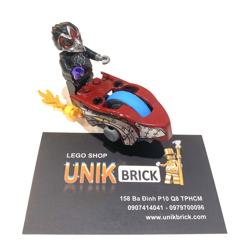 Lego UNIK BRICK Chima Razar Quạ đen lái xe chính hãng (như hình ...