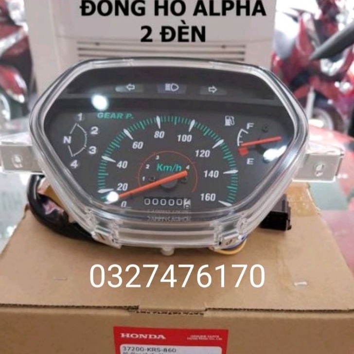 Cụm đồng hồ công tơ mét xe WAVE ALPHA, ZX đời đầu zin Honda | Shopee ...