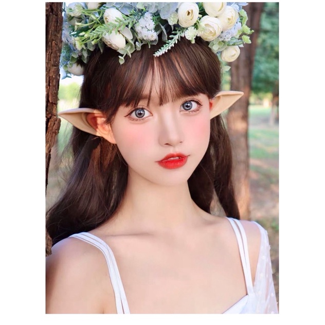 Tai Elf cao su cosplay , phụ kiện hoá trang halloween phong cách thần ...