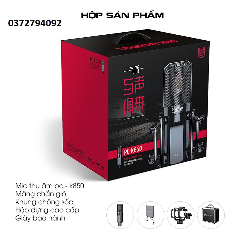 Mic thu âm Takstar PC-K850 (Bảo Hành 24 tháng) | Shopee Việt Nam