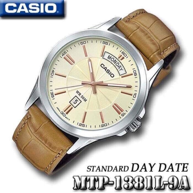 Đồng hồ nam Casio MTP-1381L (authentic) | Shopee Việt Nam