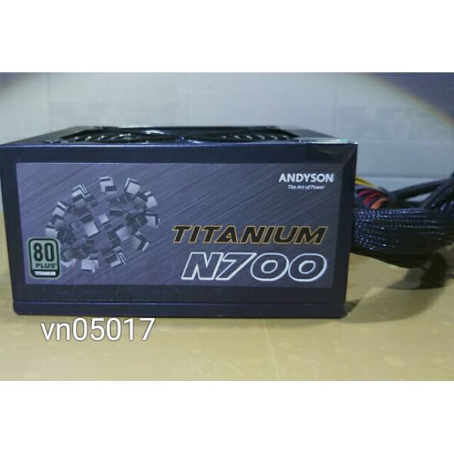 Nguồn máy tính psu Andyson N700 700w 80 plus titanium like new , bh đến ...
