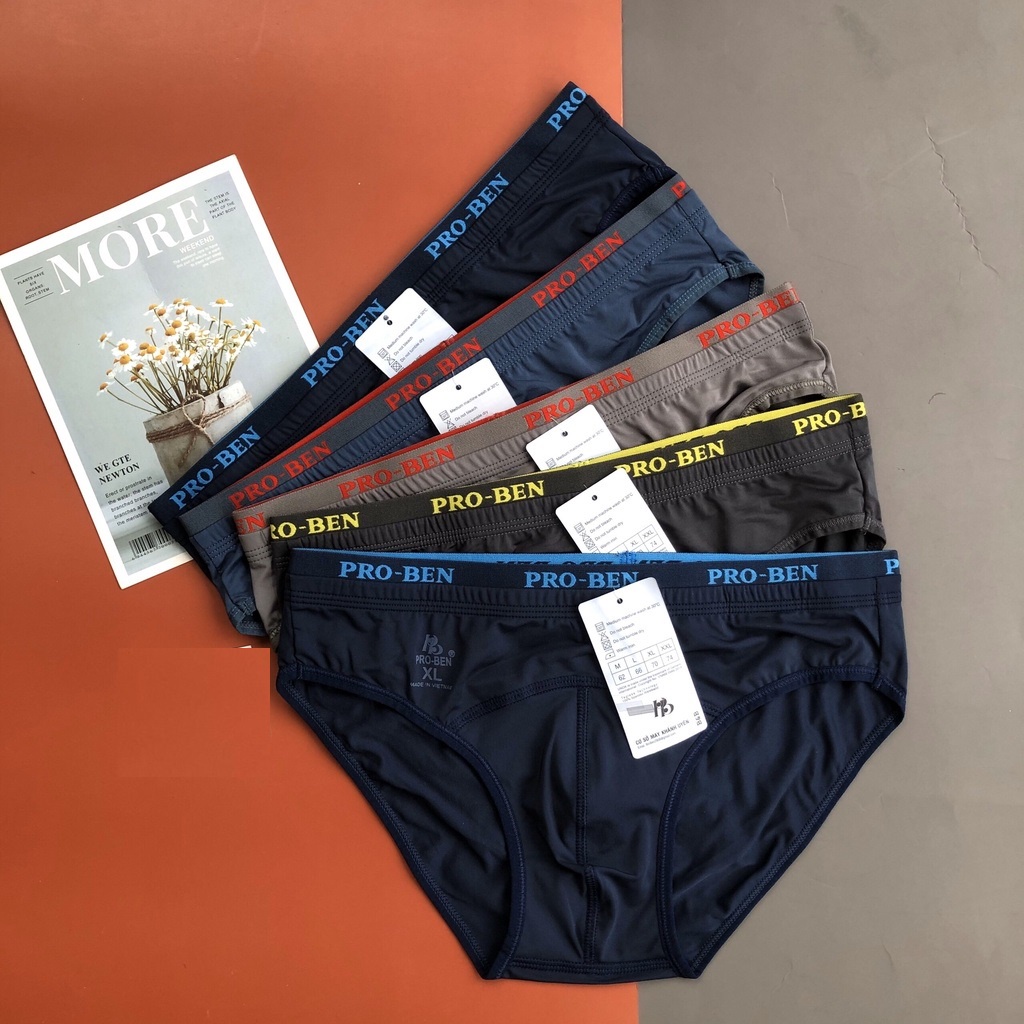 Set 4 Quần Lót Nam DUDIA Thun Lạnh 2 Lưng Cao Cấp [S05-4] | Shopee Việt Nam