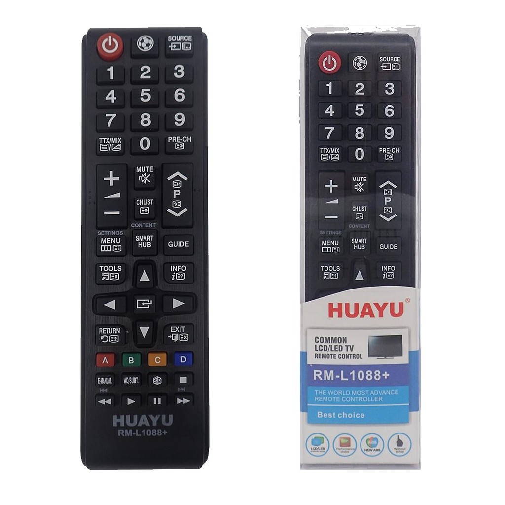 REMOTE ĐIỀU KHIỂN TIVI SAMSUNG SMART NGẮN CÓ HỘP HUAYU RM-L1088+ | Shopee Việt Nam