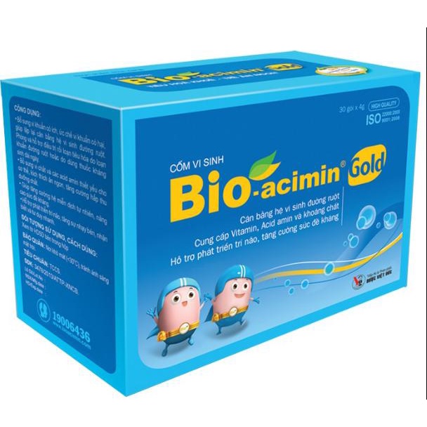 Cốm vi sinh BIO-ACIMIN Gold hộp 30 gói | Shopee Việt Nam