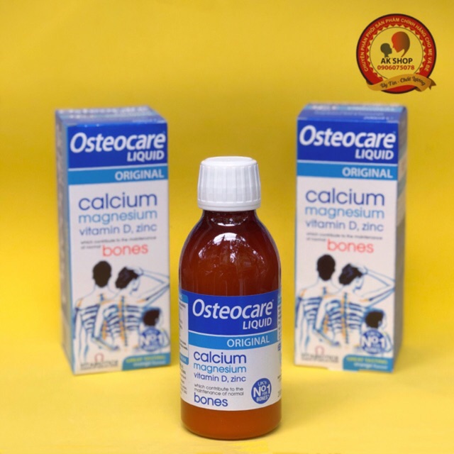 Canxi nước osteocare 200ml (canxi osteocare liquid) hàng chính hãng | Shopee Việt Nam