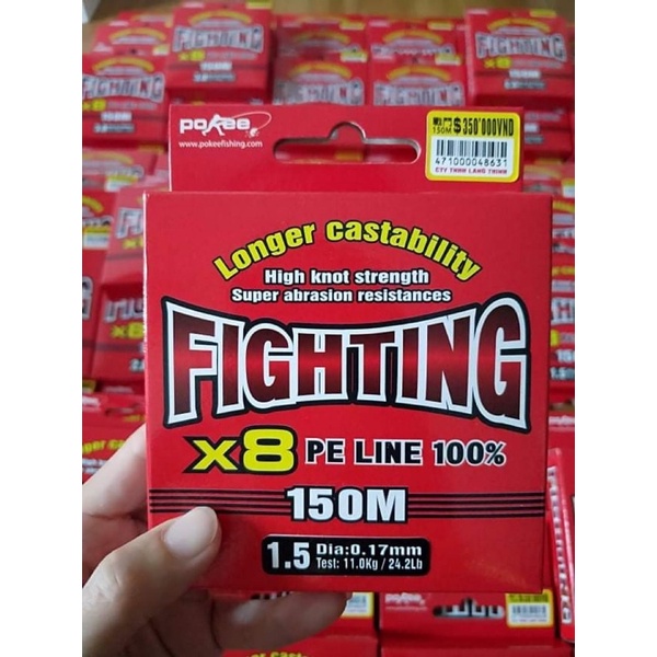 DÂY PE Pokee FIGHTING X8 - 150m | Shopee Việt Nam