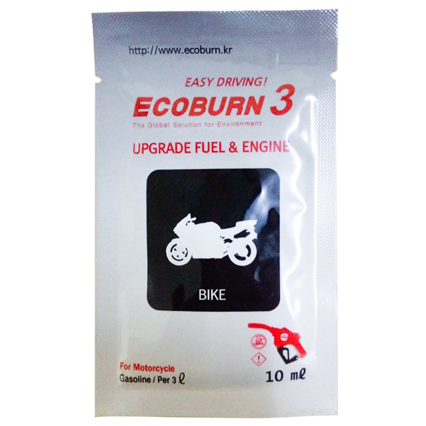 Phụ gia làm sạch động cơ xe máy (buồng đốt) ECOBURN 3 10ML - Shopnhottot | Shopee Việt Nam