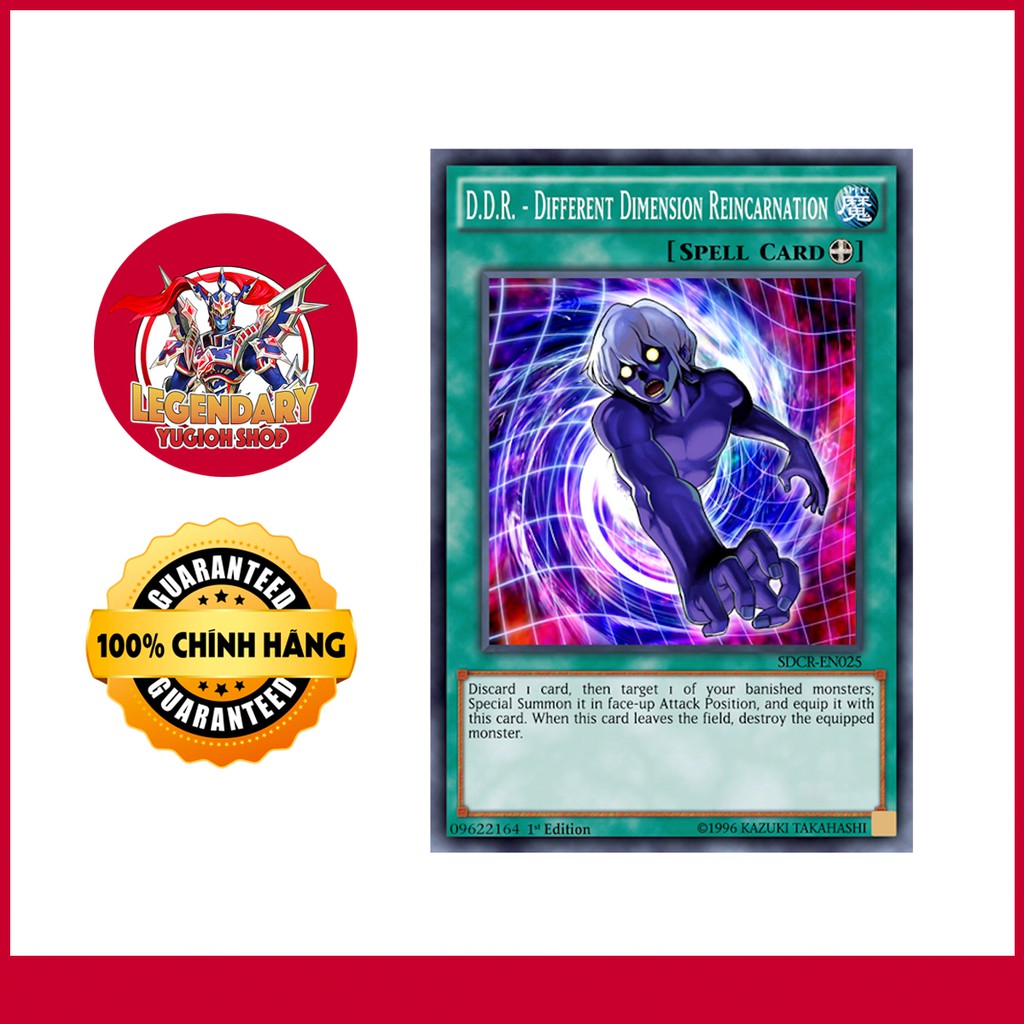 [Thẻ Bài Yugioh Chính Hãng] D.D.R - Different Dimension Reincarnation ...
