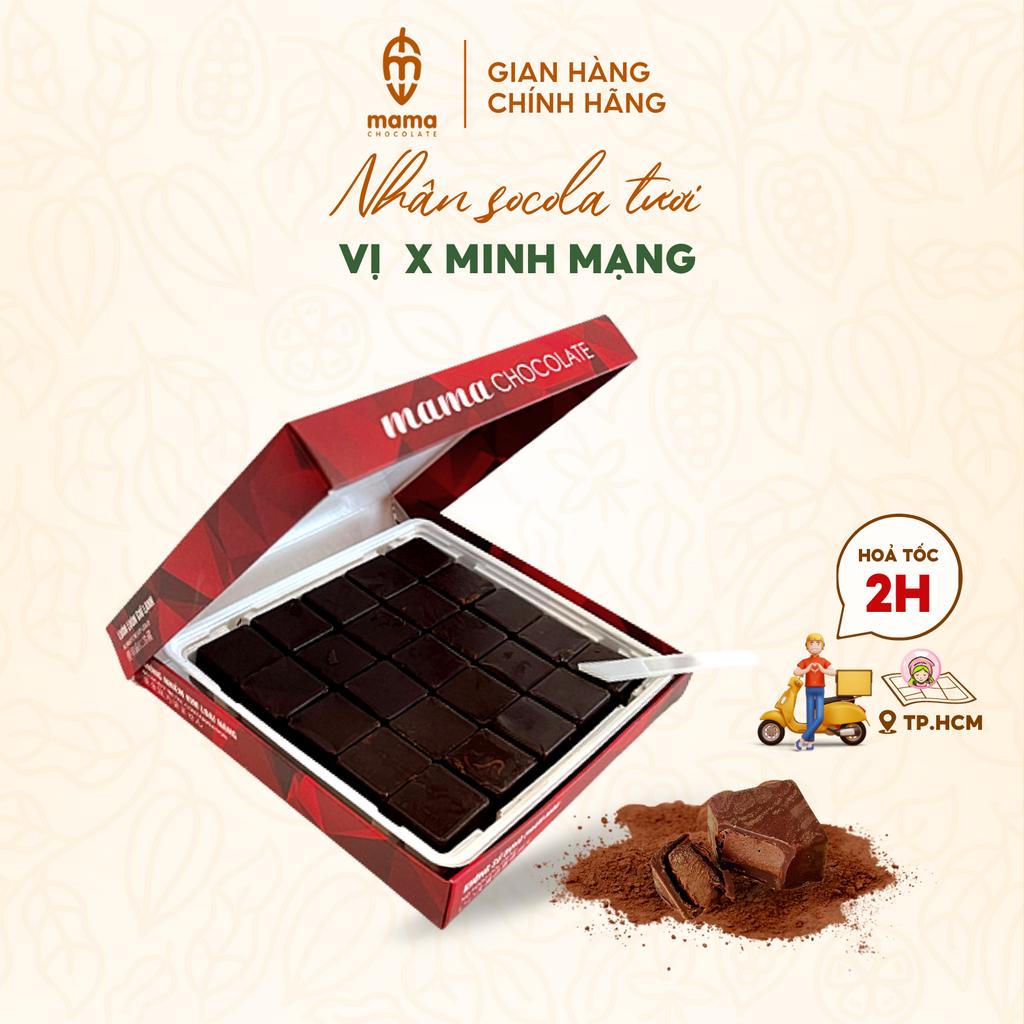 Socola Tươi Mama Chocolate Vị X Minh Mạng Hộp 25 Viên 150g | Shopee ...