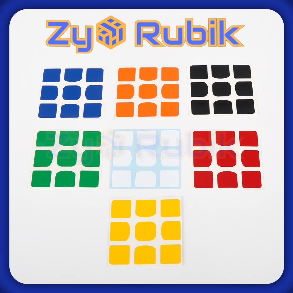 Phụ Kiện Rubik - Sticker Rubik 3x3 - Gan, Valk ( Hệ Màu HalfBright và ...