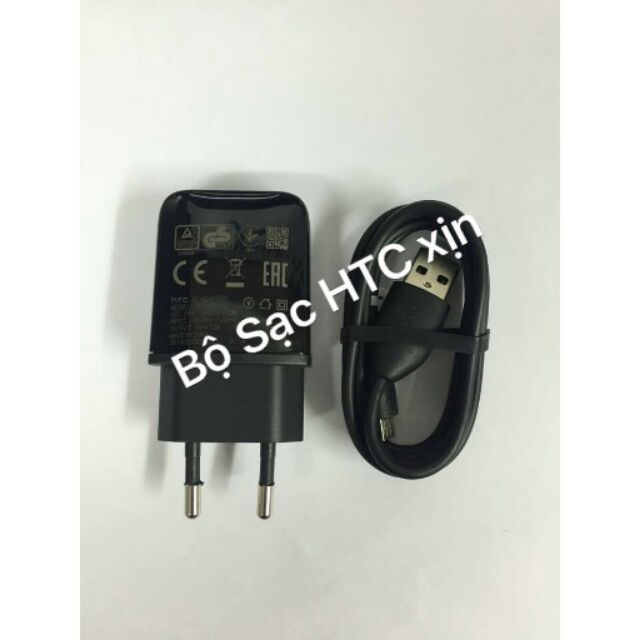 Bộ Cốc Sạc và Cáp Cho HTC One M7 M8 M9 E8 E9 A9 - 5V 1,5A (Đen) | Shopee Việt Nam