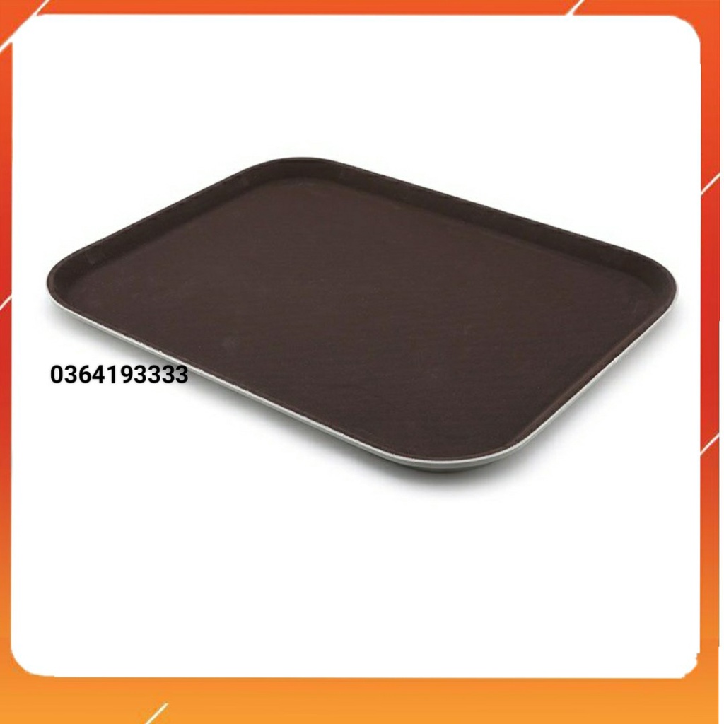 Khay cafe chống trượt 40x30cm - khay bê đồ phục vụ | Shopee Việt Nam