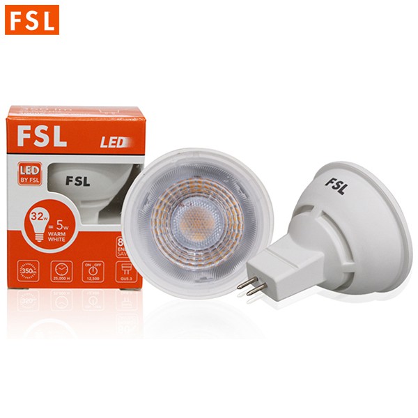 Bóng đèn led 5w 12v/90-260V FSL mr16 tiết kiệm điện/giá tốt | Shopee ...